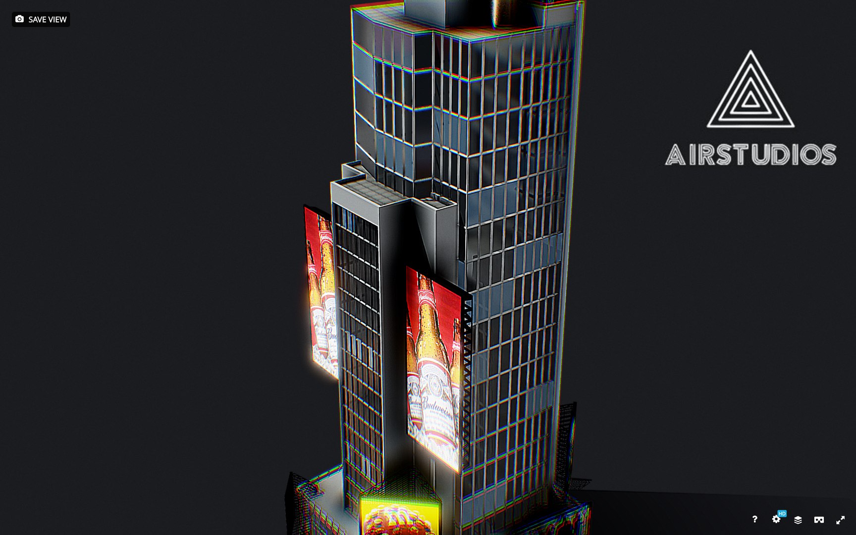 3D Times Square Building - TurboSquid 1886817