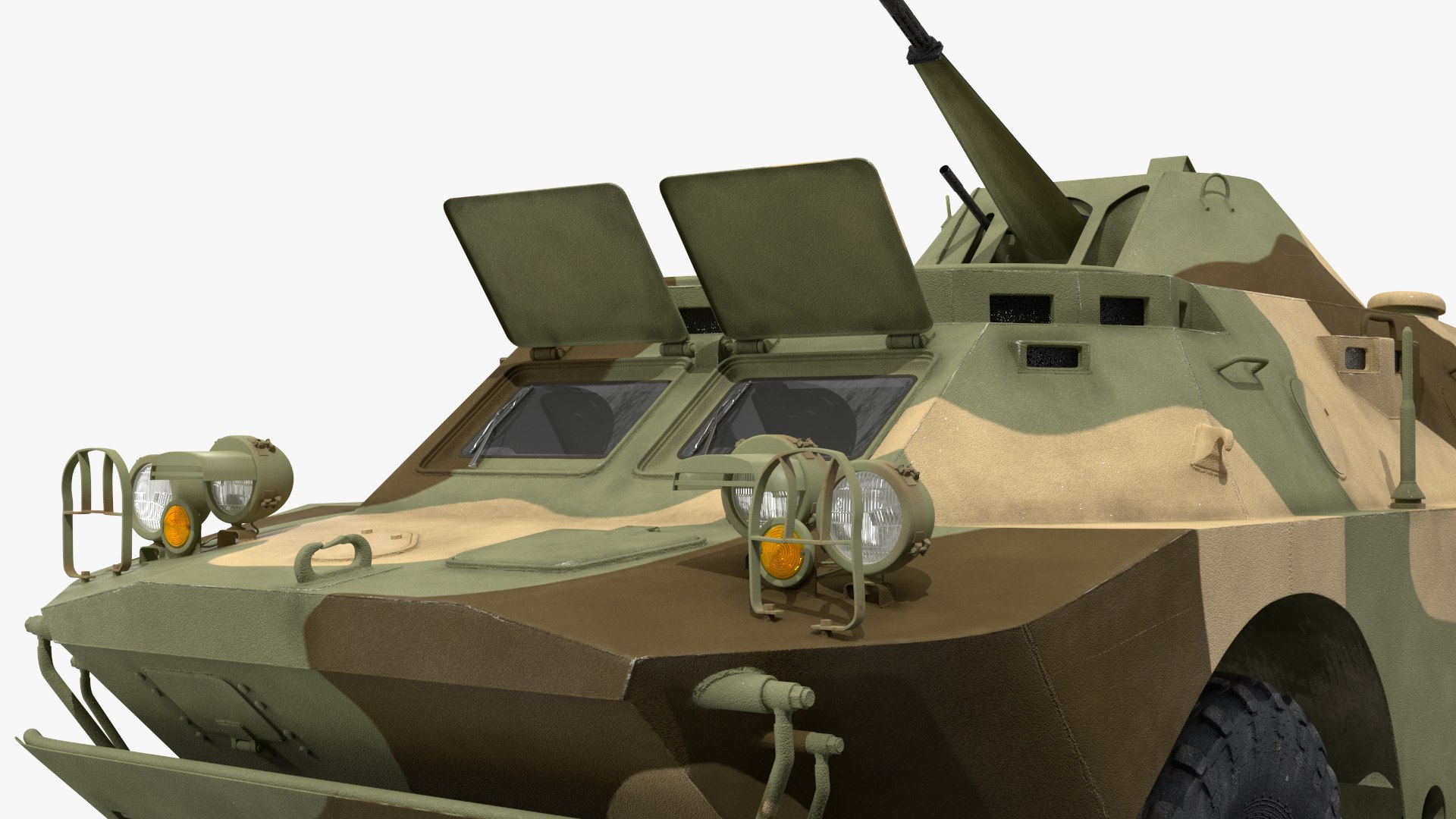 BRDM 2 Amphibious Vehicle 3D - TurboSquid 2037622