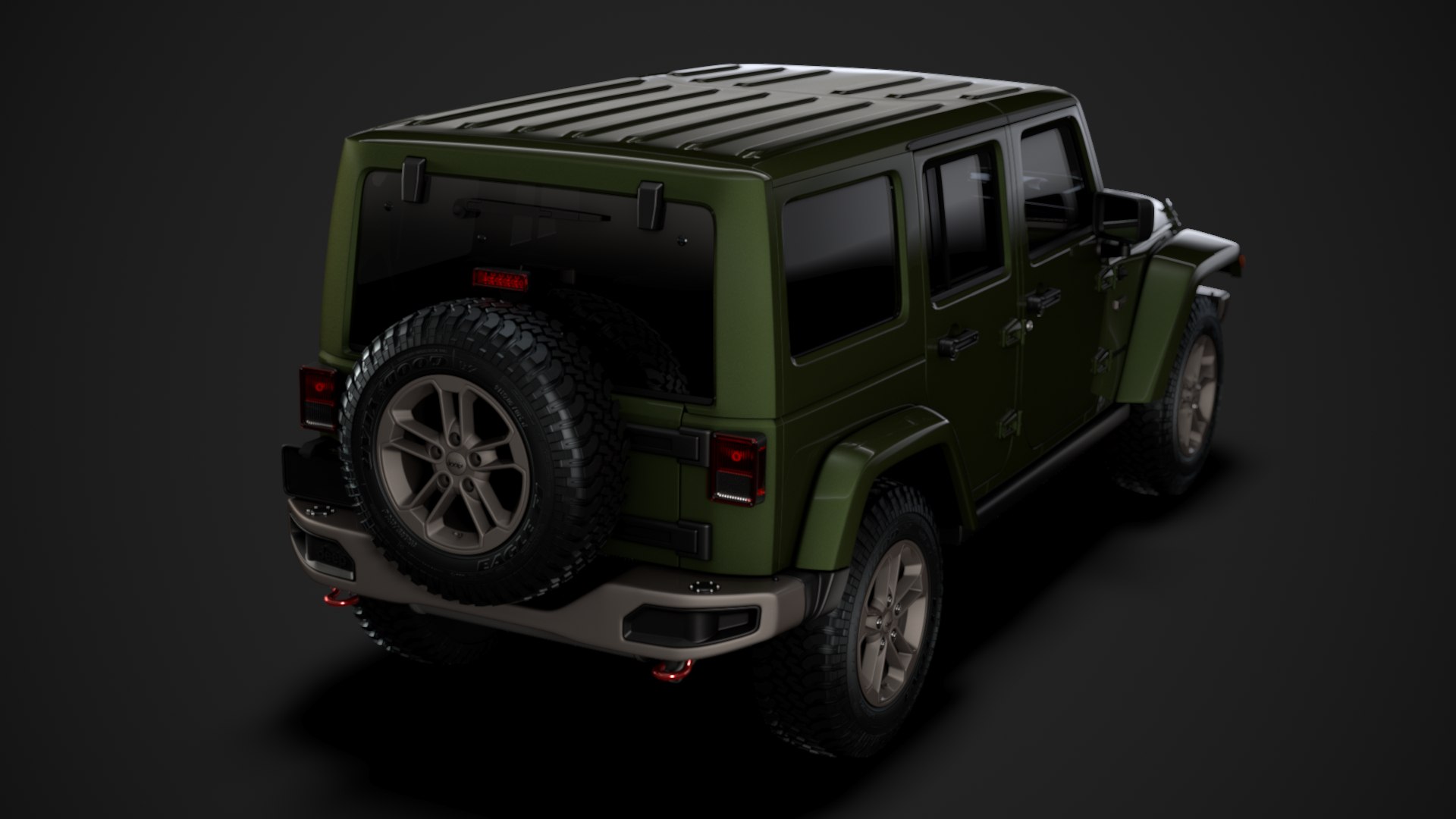 3D Jeep Wrangler Unlimited 75th Model - TurboSquid 1451841