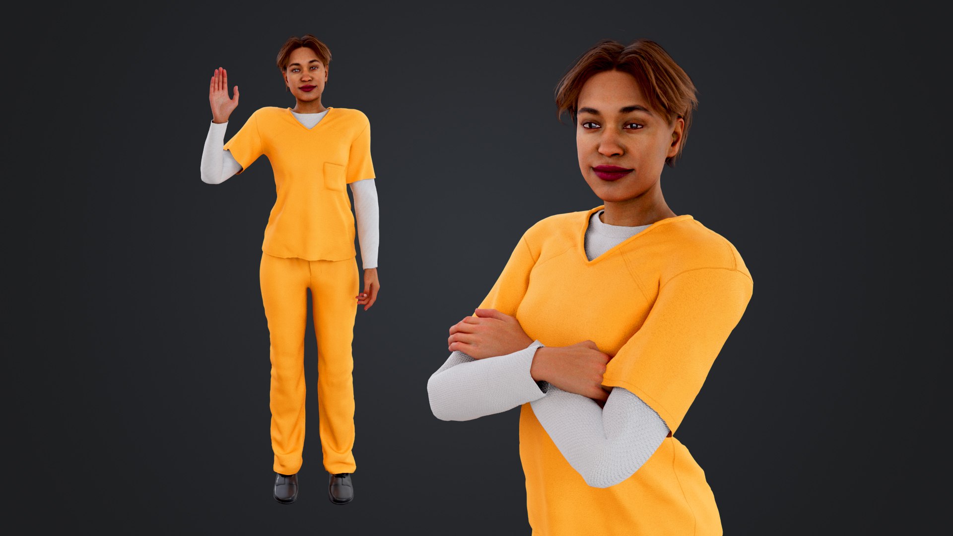 Prisoner 3D Model - TurboSquid 2376335