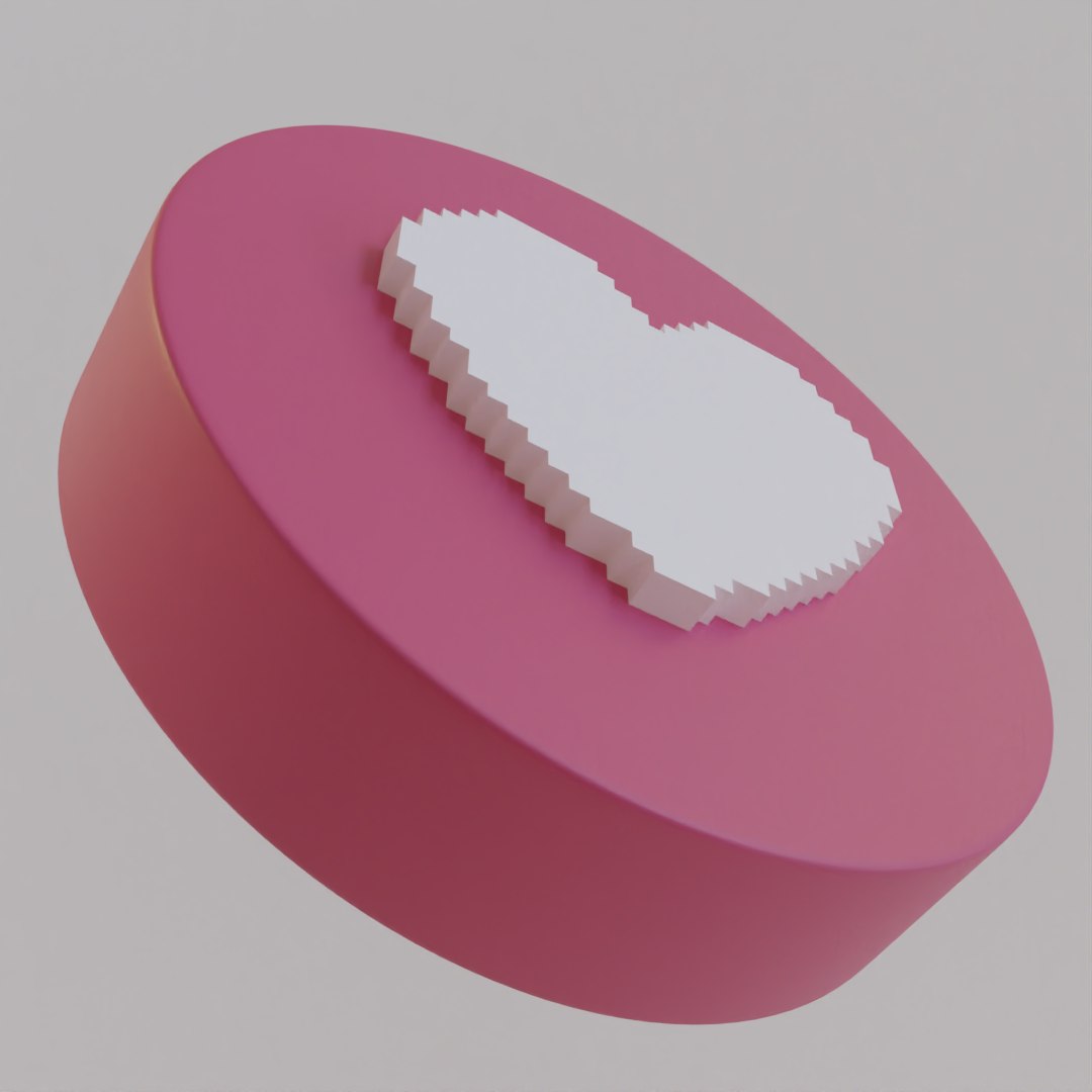 3D Cartoon Heart Model - TurboSquid 1685766