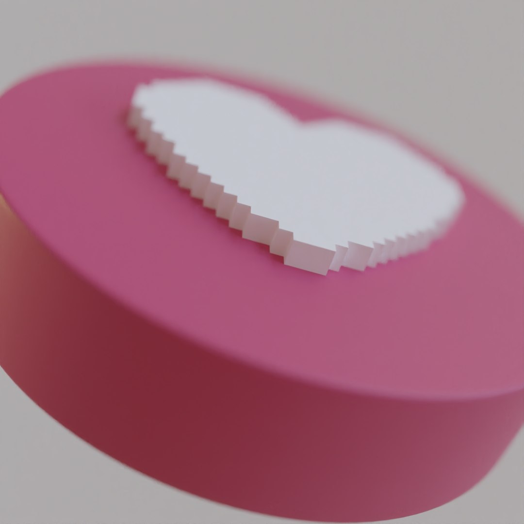 3D Cartoon Heart Model - TurboSquid 1685766