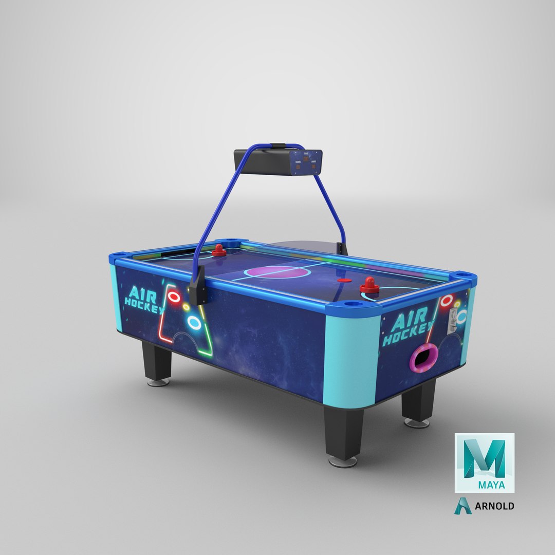 Air Hockey Table 01 3D model - TurboSquid 2132960