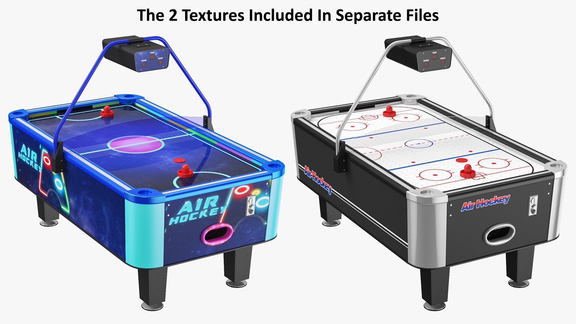 Air Hockey Table 01 3D Model - TurboSquid 2132960