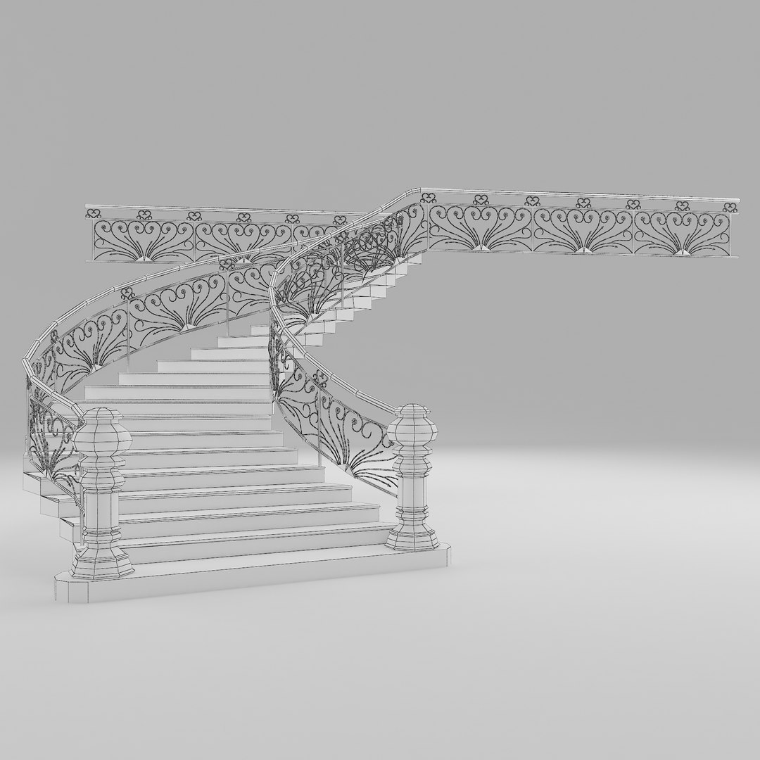 Stairs Architecture 3D Model - TurboSquid 1692058
