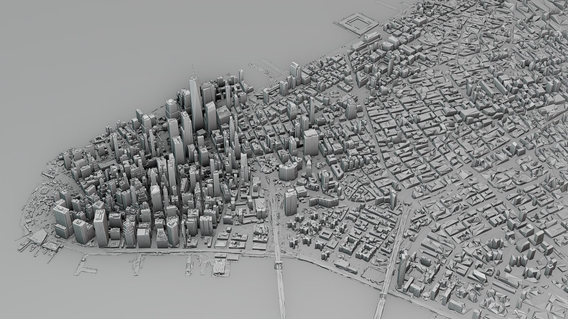 3D NewYork-City-Manhattan Model - TurboSquid 1918596
