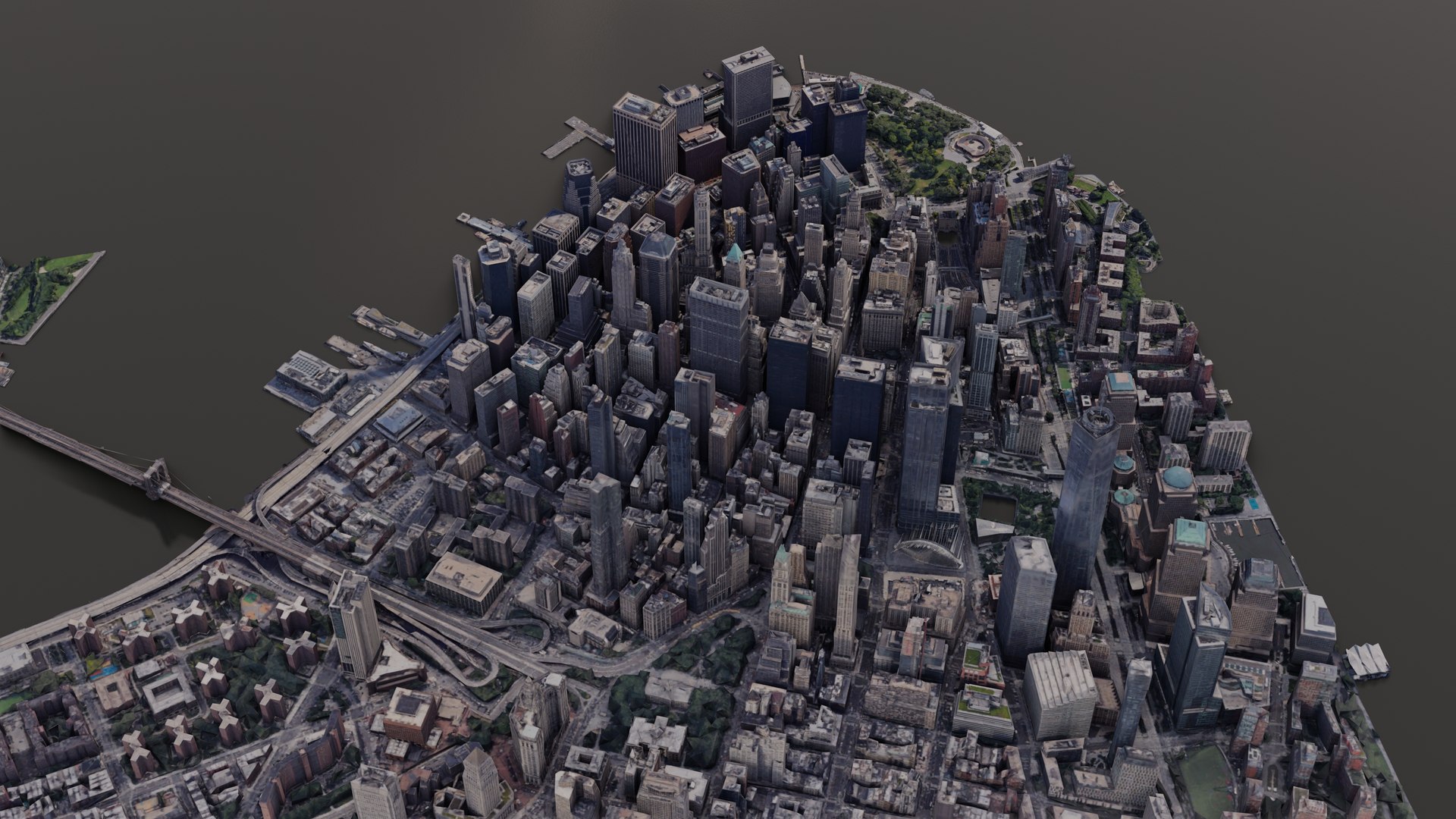3D NewYork-City-Manhattan Model - TurboSquid 1918596