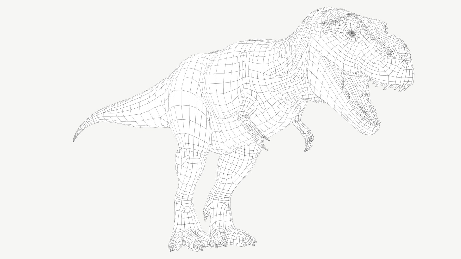 3d Tyrannosaurus Rex Model