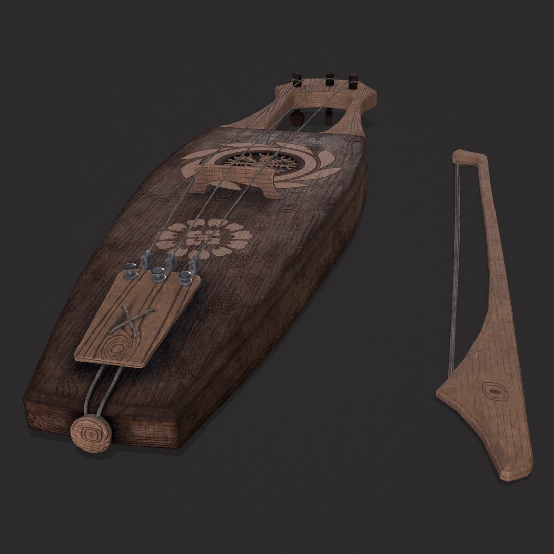 3D Nordic Jouhikko Instrument - TurboSquid 1841708
