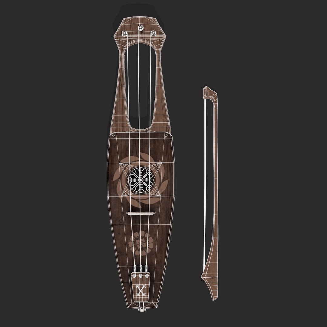 3D Nordic Jouhikko Instrument - TurboSquid 1841708