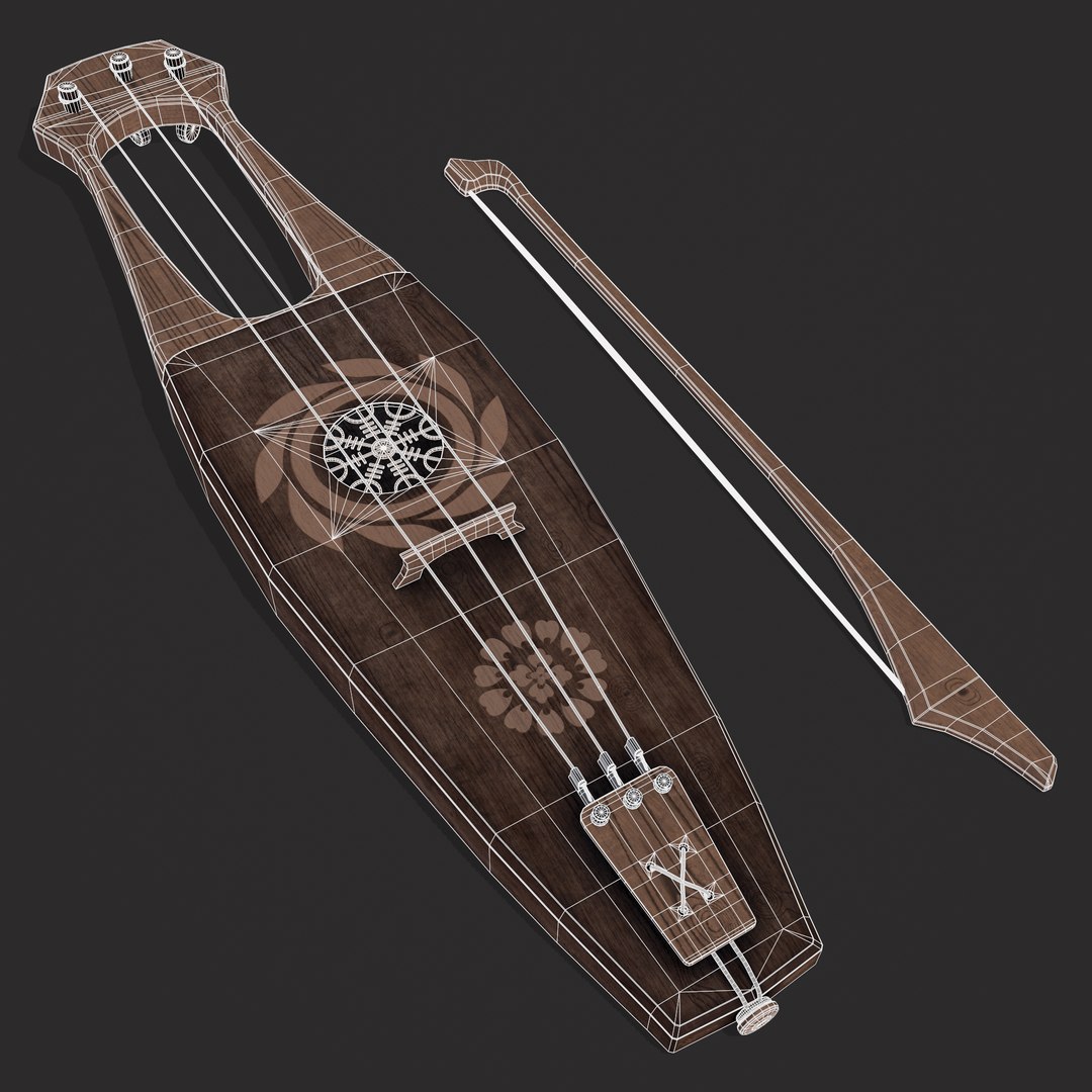 3D Nordic Jouhikko Instrument - TurboSquid 1841708