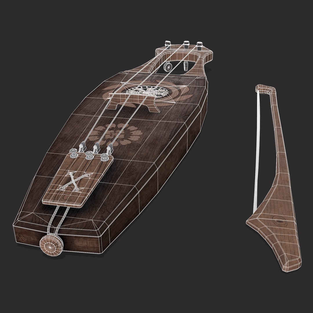 3D Nordic Jouhikko Instrument - TurboSquid 1841708