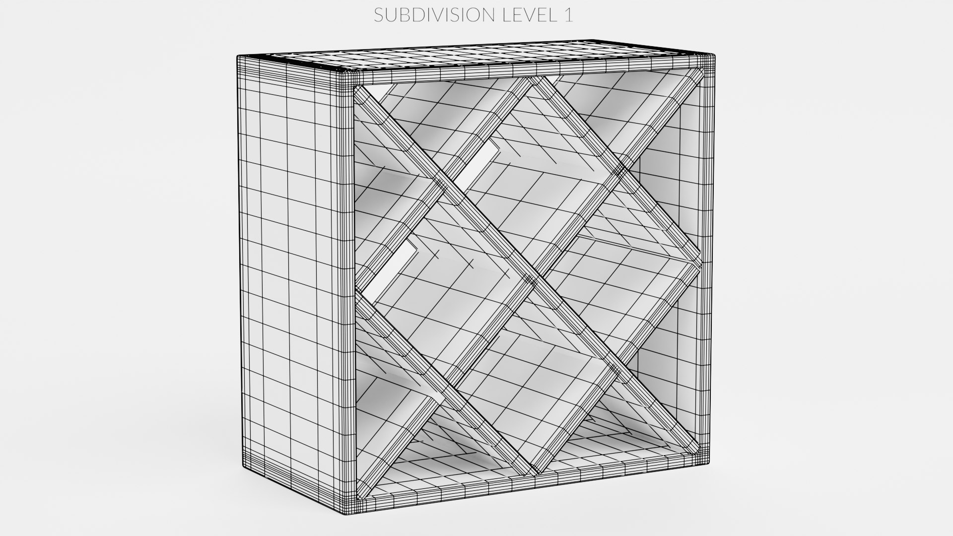 Wine Rack 01 3D - TurboSquid 2011489