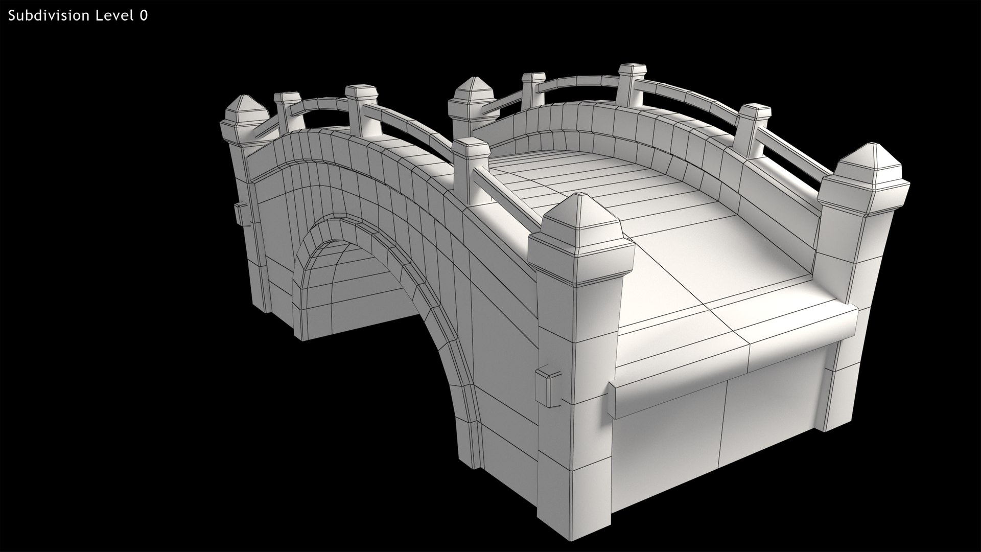 Stylized Stone Bridge 3D - TurboSquid 1877497