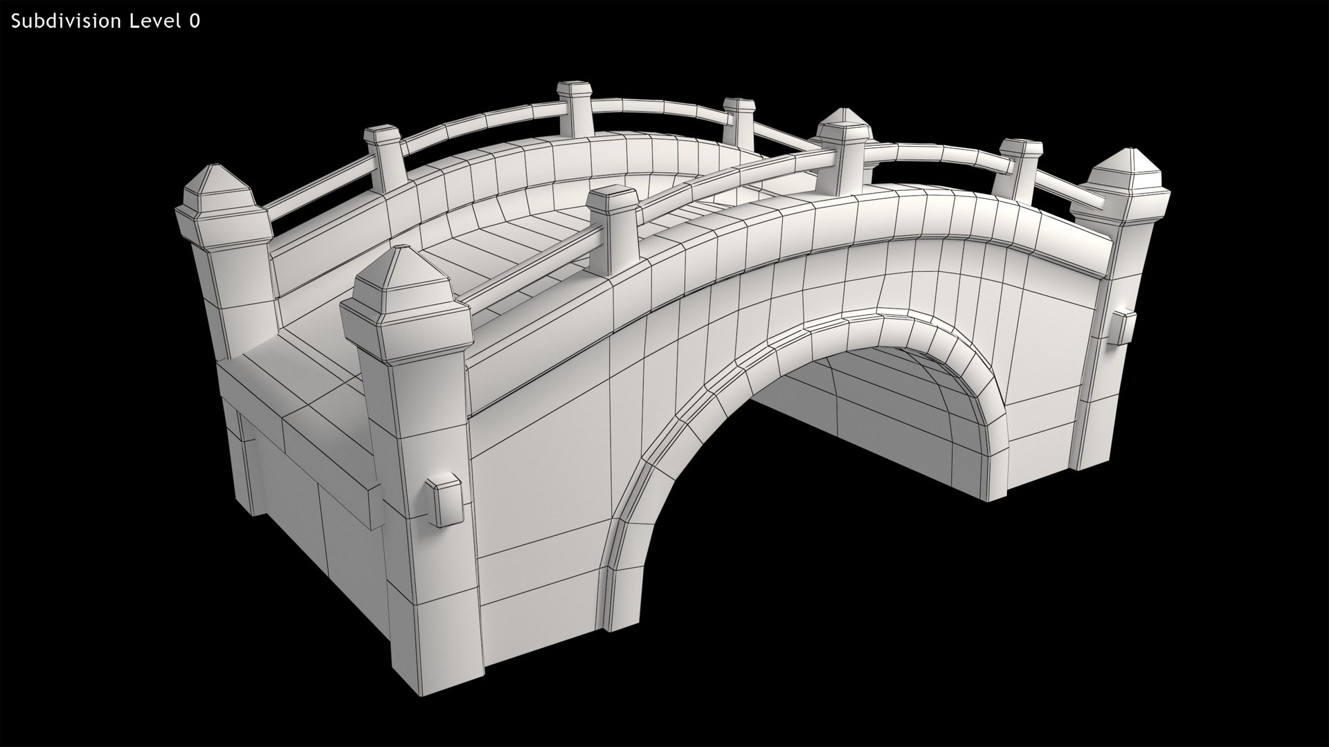 Stylized Stone Bridge 3D - TurboSquid 1877497