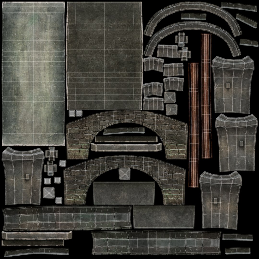 Stylized Stone Bridge 3D - TurboSquid 1877497