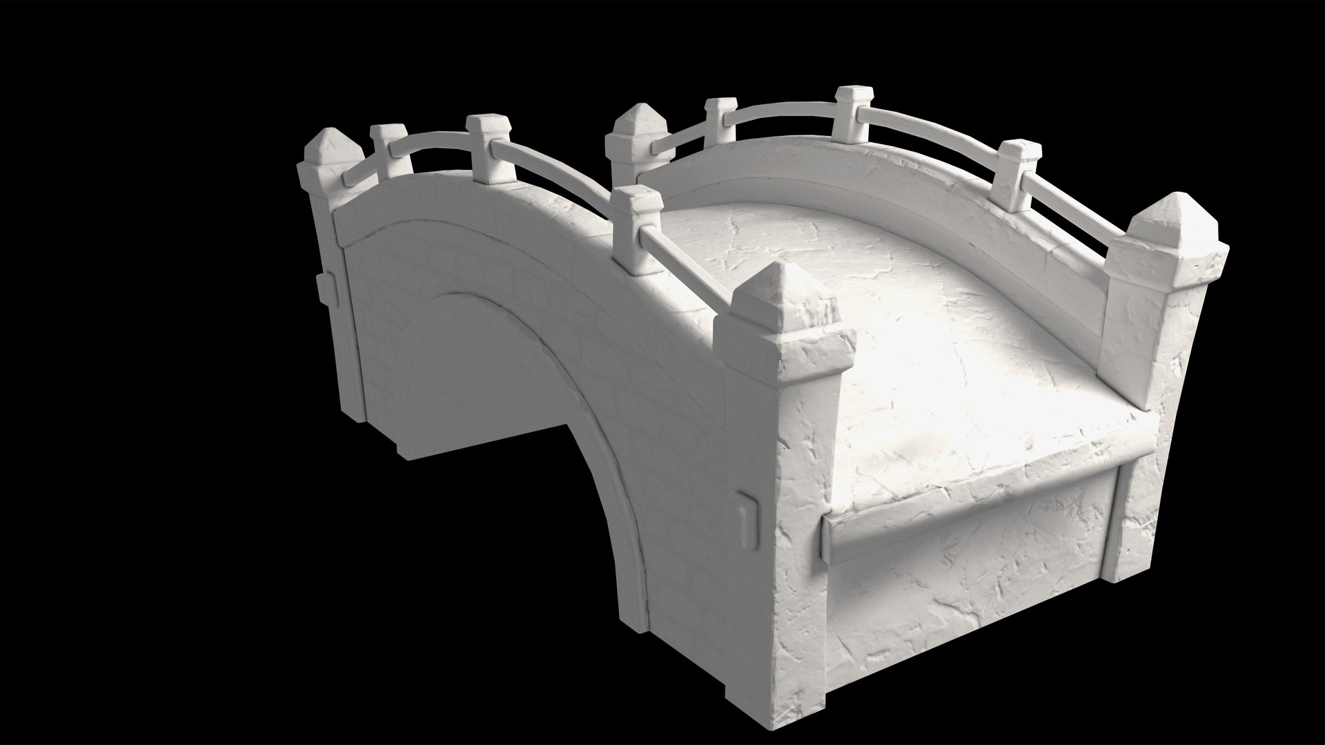 Stylized Stone Bridge 3D - TurboSquid 1877497