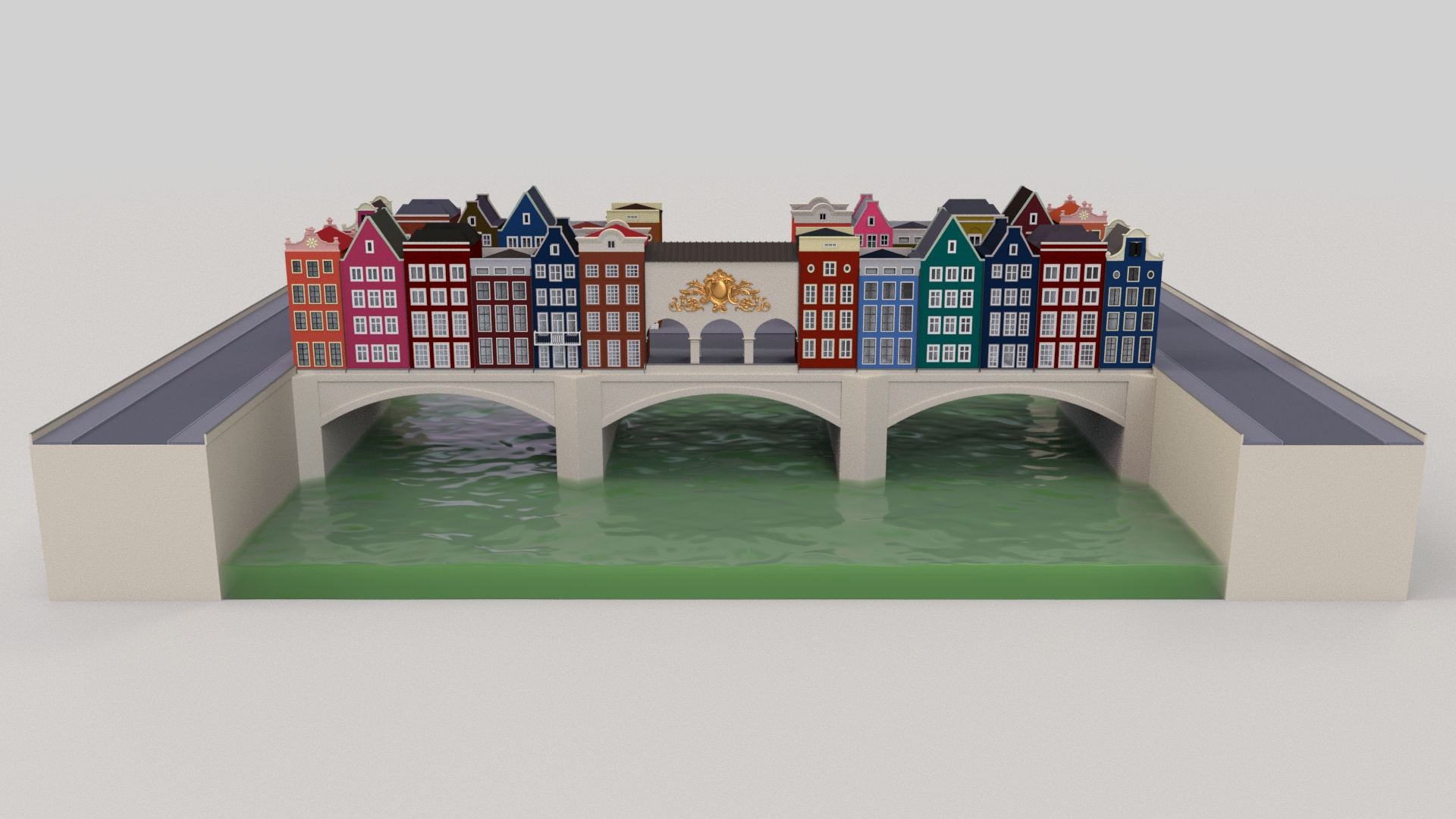 3D Living Bridge X1 - TurboSquid 1843563