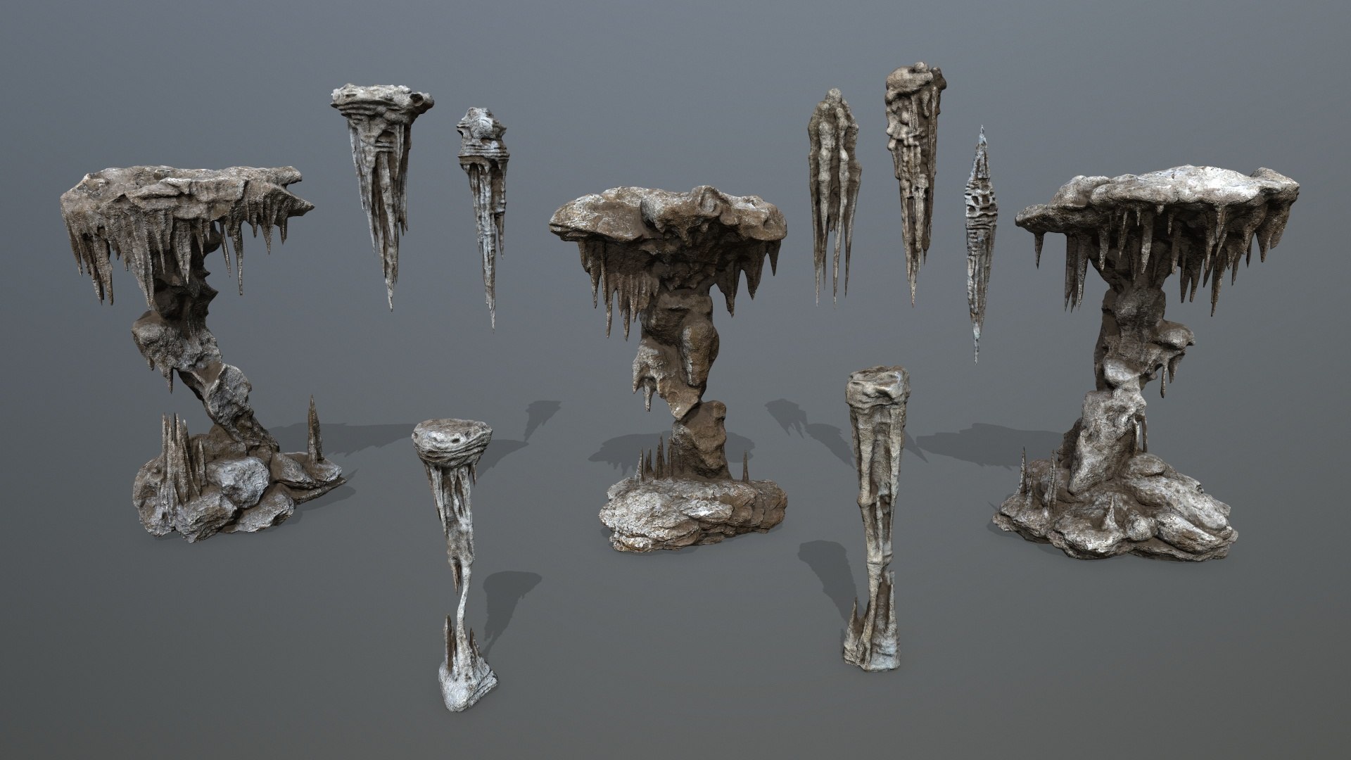 3D Cave Rocks Model - TurboSquid 2382110