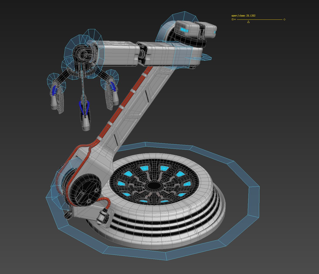 3D futuristic robotic arm rigged - TurboSquid 1169725