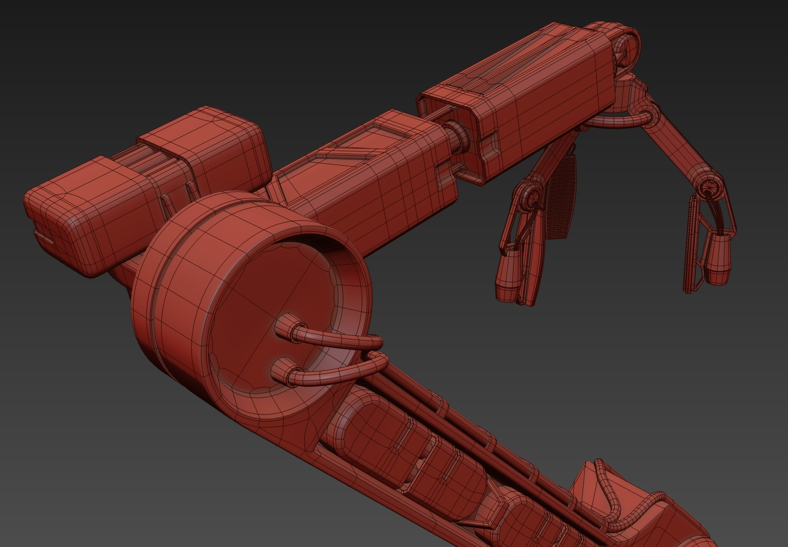 3D futuristic robotic arm rigged - TurboSquid 1169725