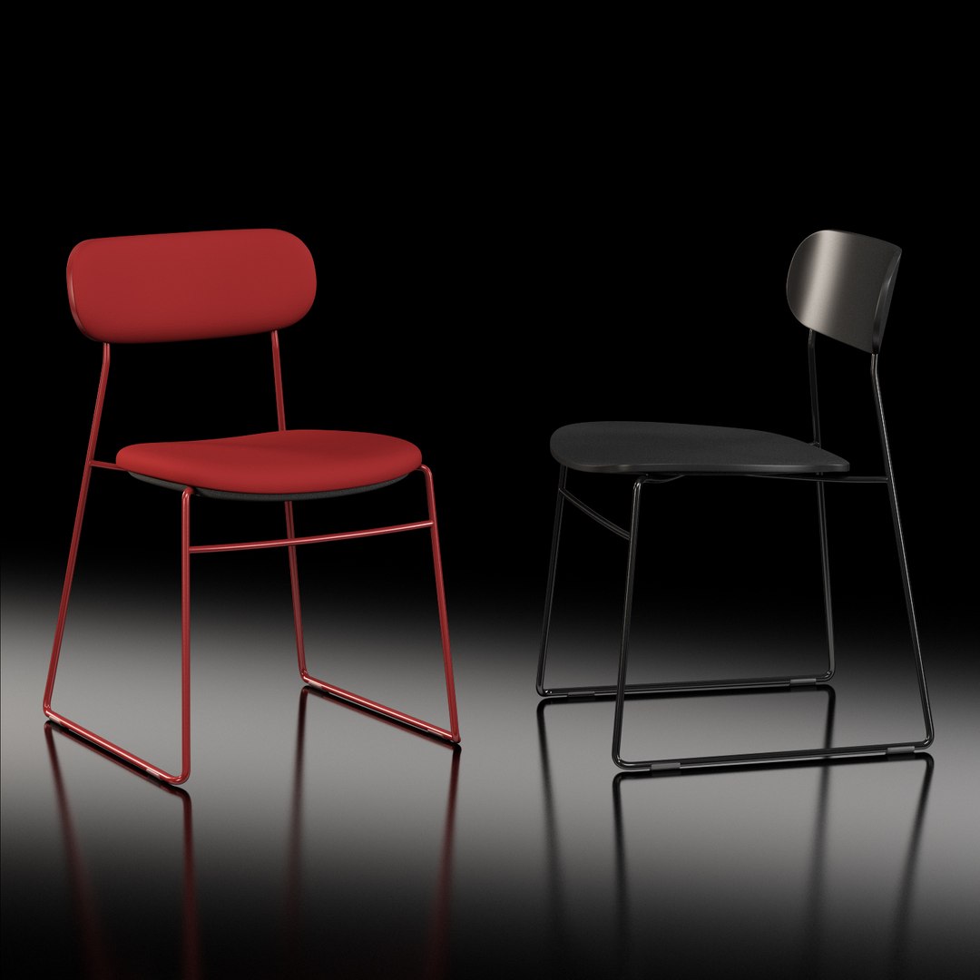 3d model modus plc wire chair