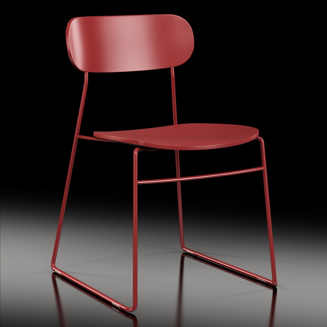 3d model modus plc wire chair