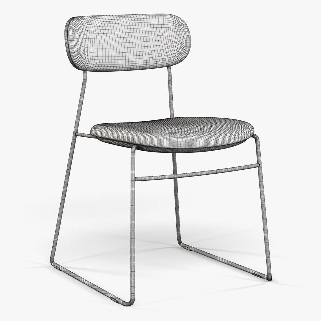 3d model modus plc wire chair