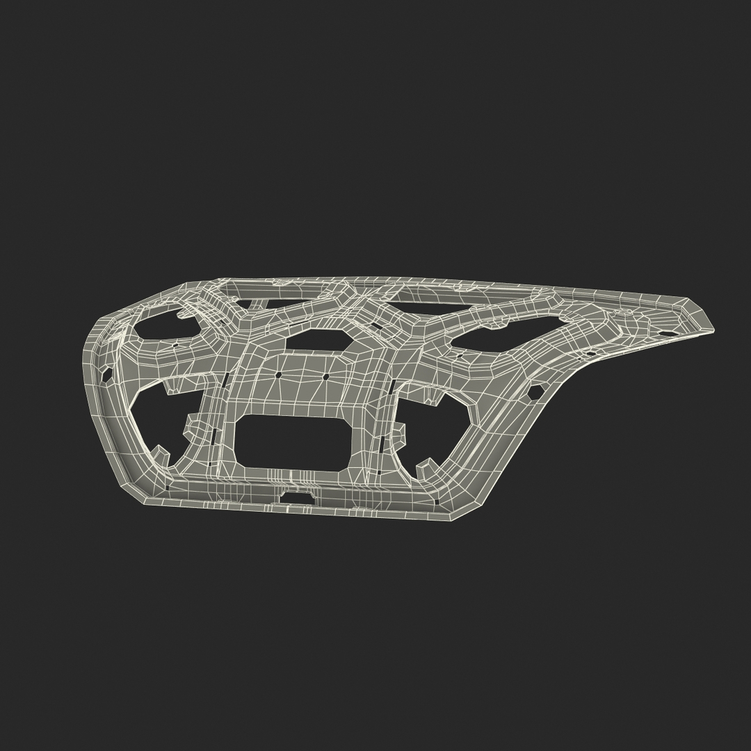 car trunk frame 3d 3ds