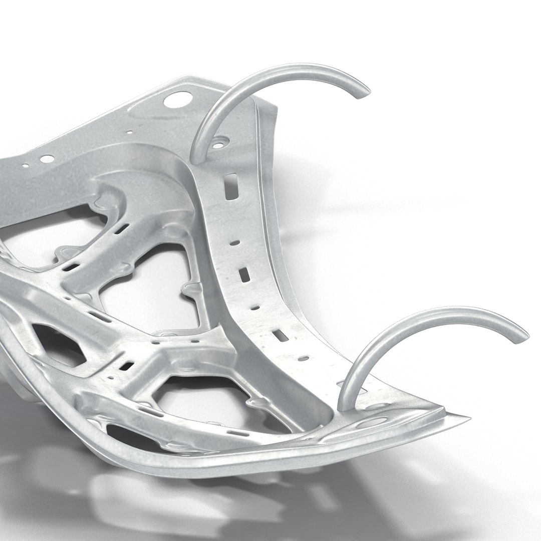 car trunk frame 3d 3ds