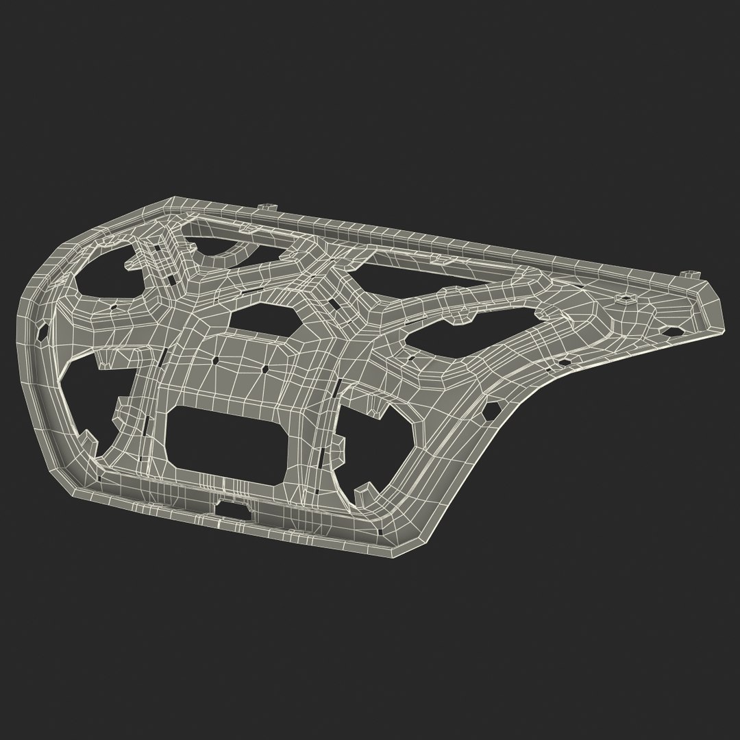 car trunk frame 3d 3ds