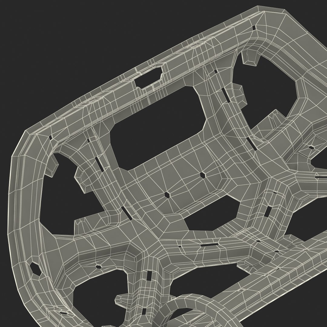 car trunk frame 3d 3ds