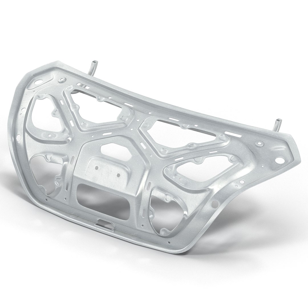 car trunk frame 3d 3ds