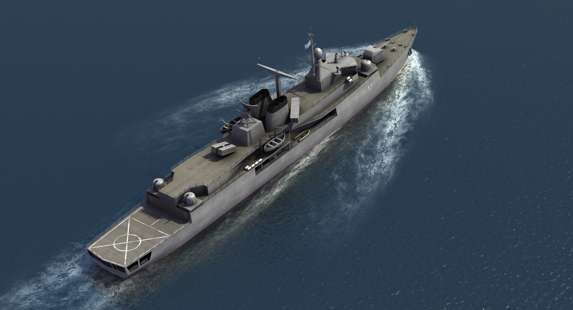 3D model Meko 360H2 Frigate - TurboSquid 1774833