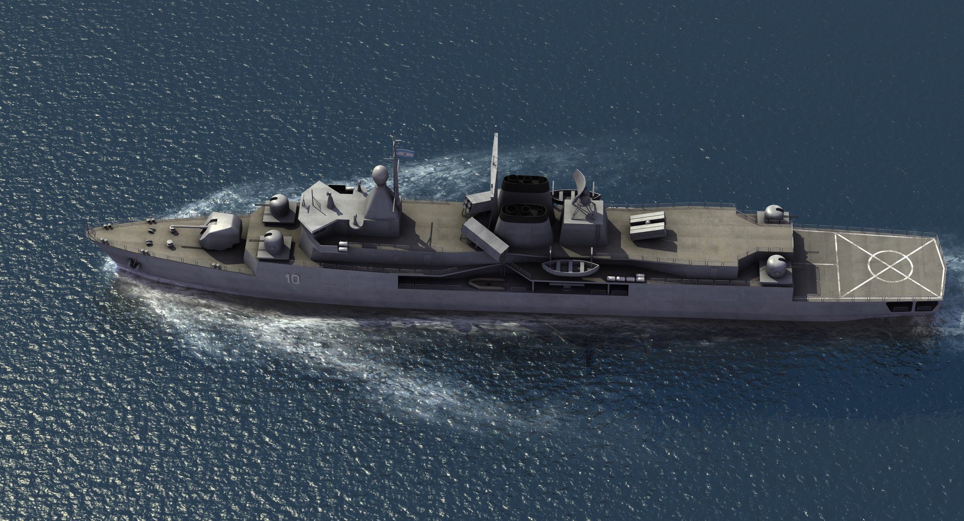 3D model Meko 360H2 Frigate - TurboSquid 1774833