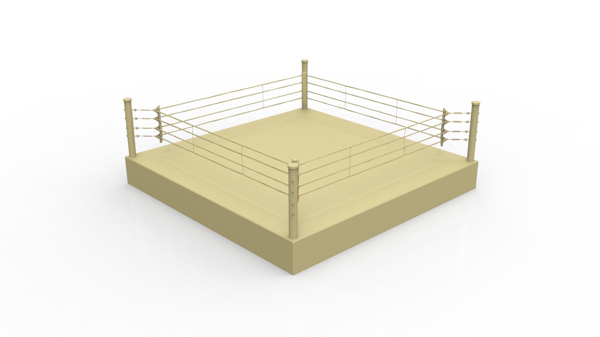 3D Model Boxing Ring - TurboSquid 1743400