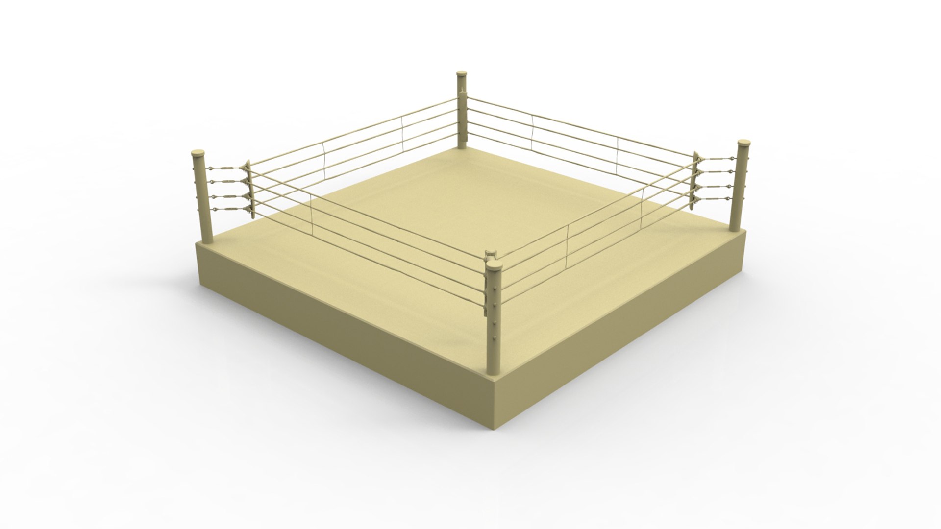 3D Model Boxing Ring - TurboSquid 1743400