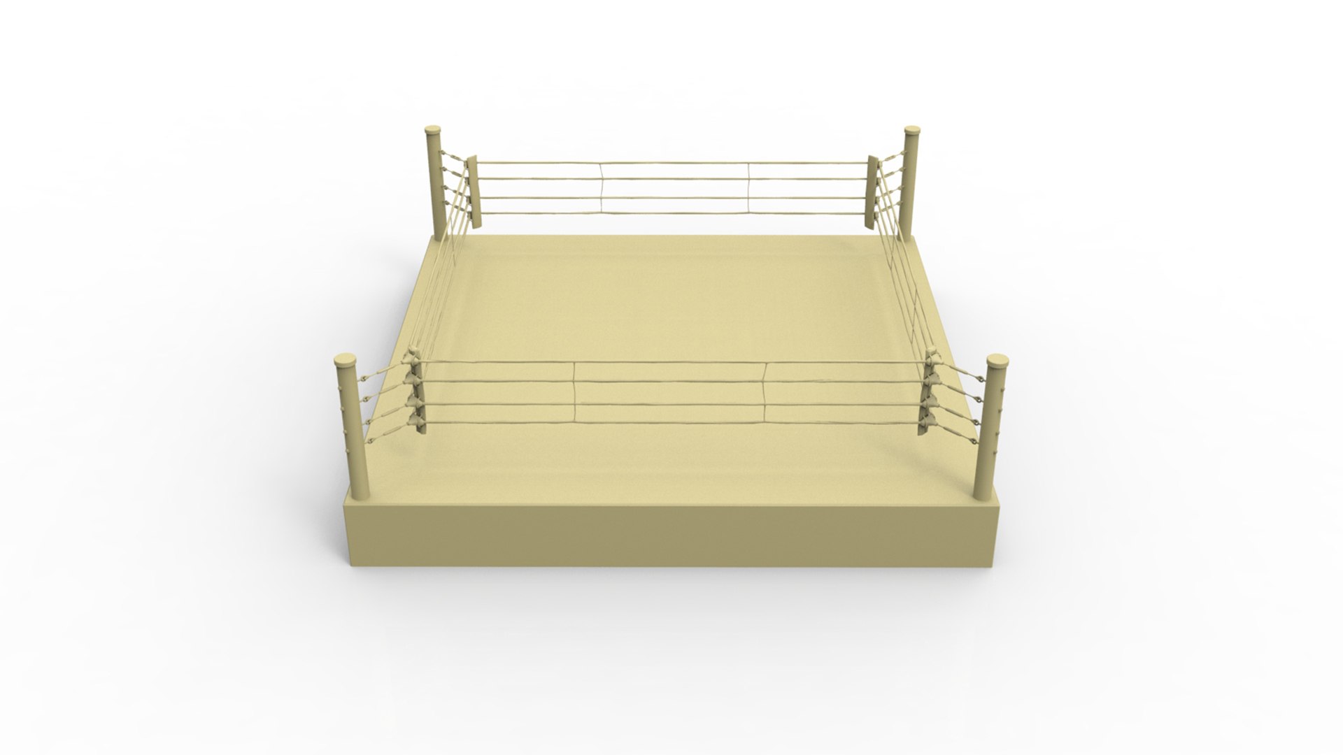 3D Model Boxing Ring - TurboSquid 1743400