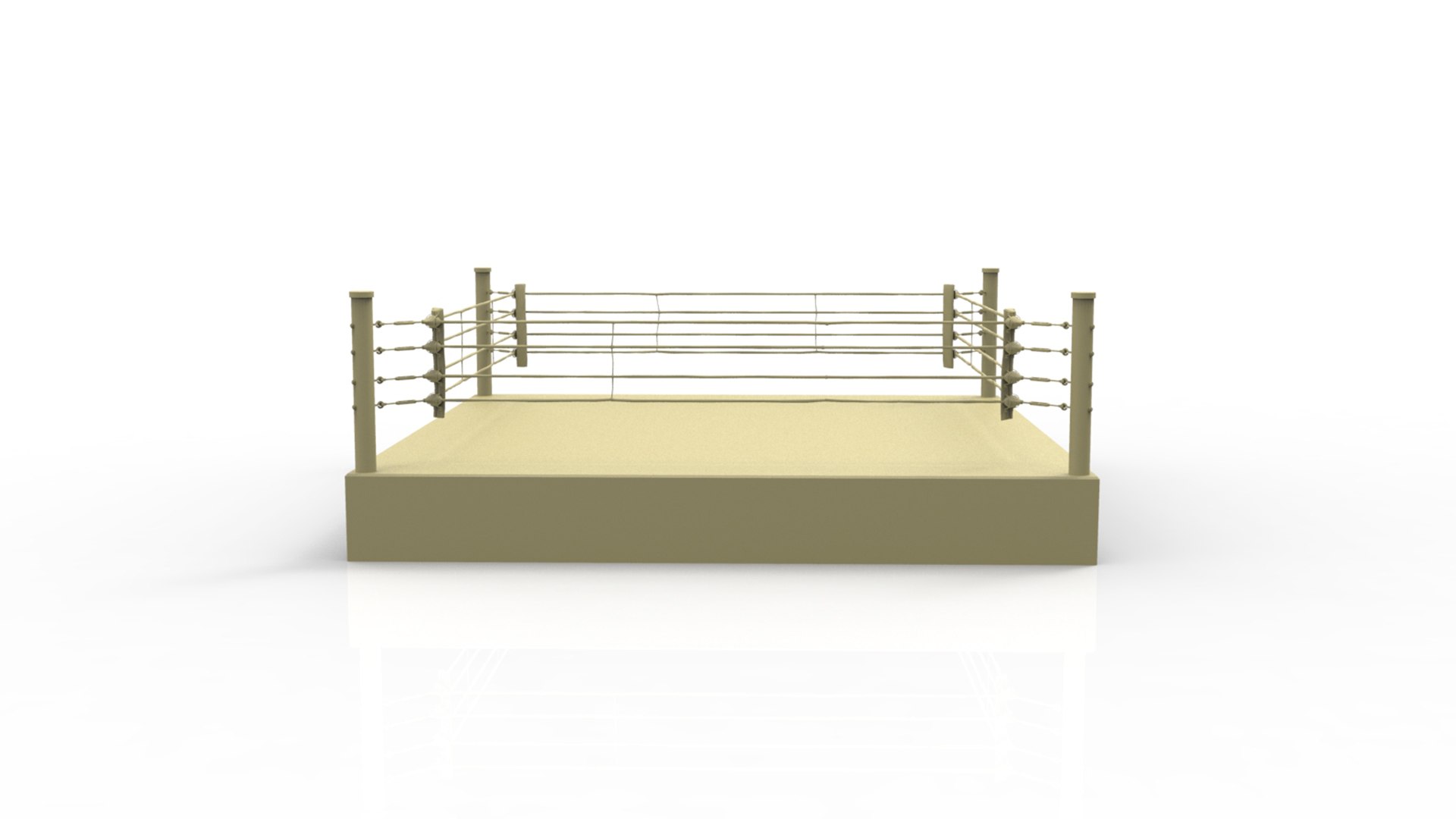 3D Model Boxing Ring - TurboSquid 1743400