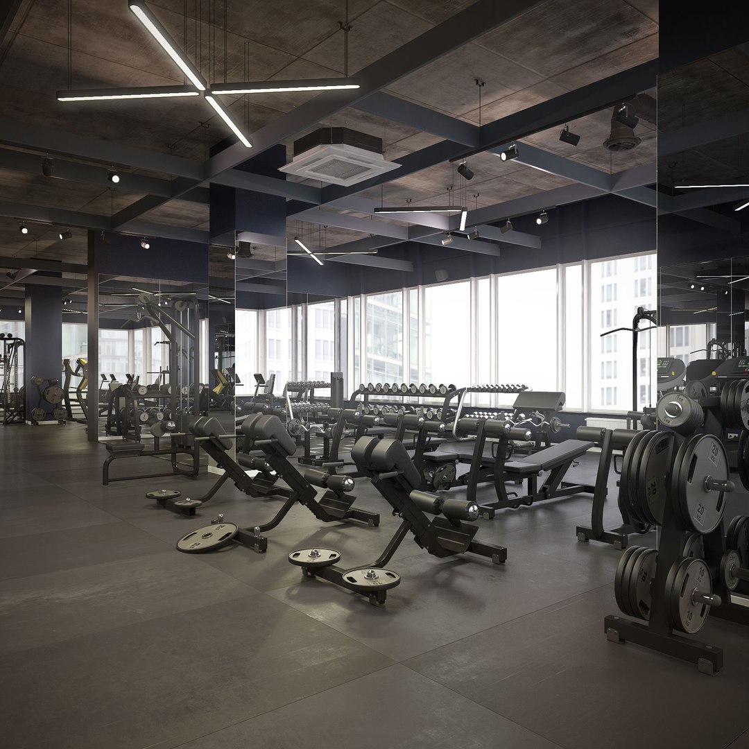 Gym Exercise Machine Model - TurboSquid 1392441