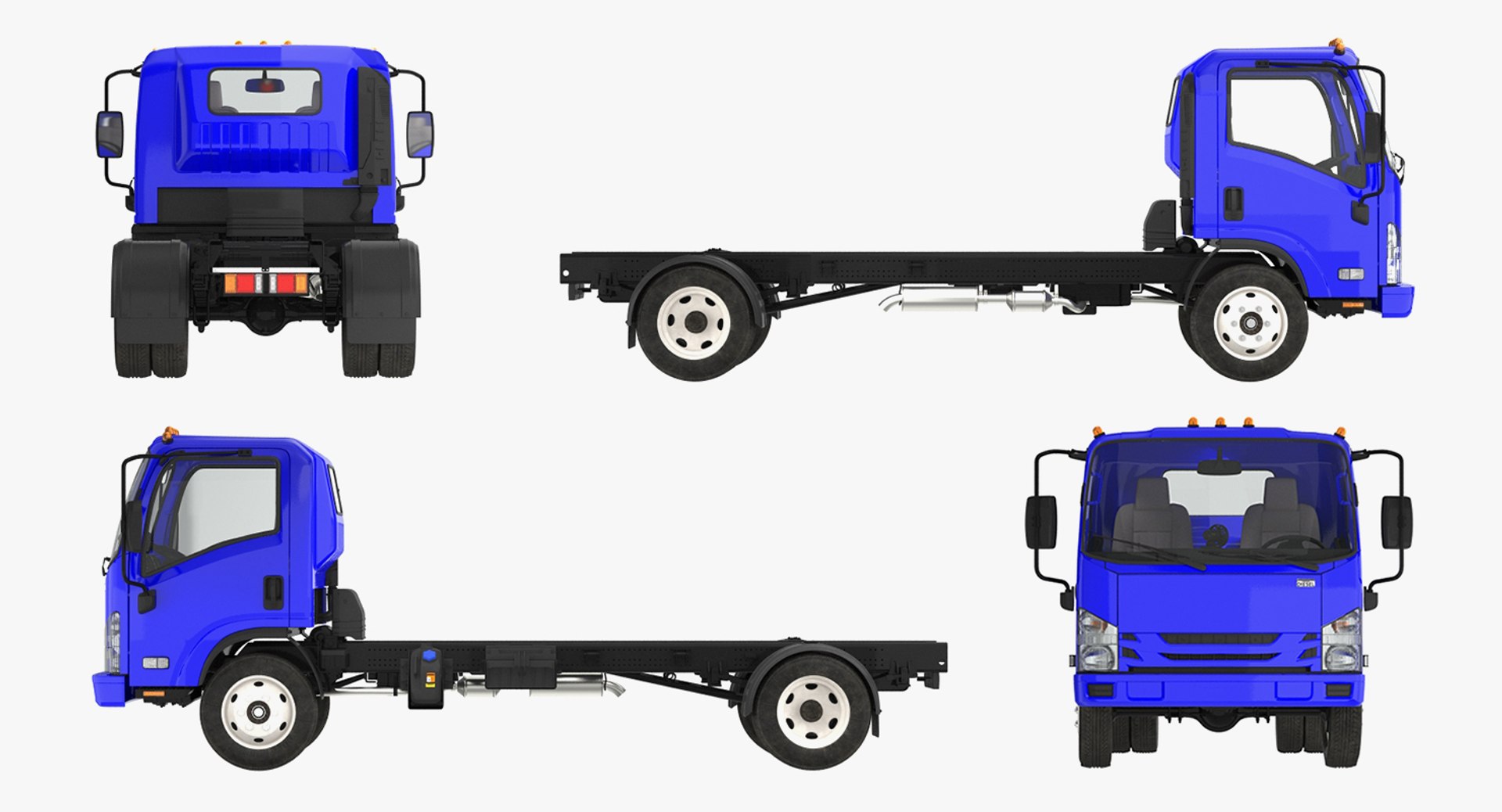 Commercial Truck Generic Simple 3D Model - TurboSquid 1249783