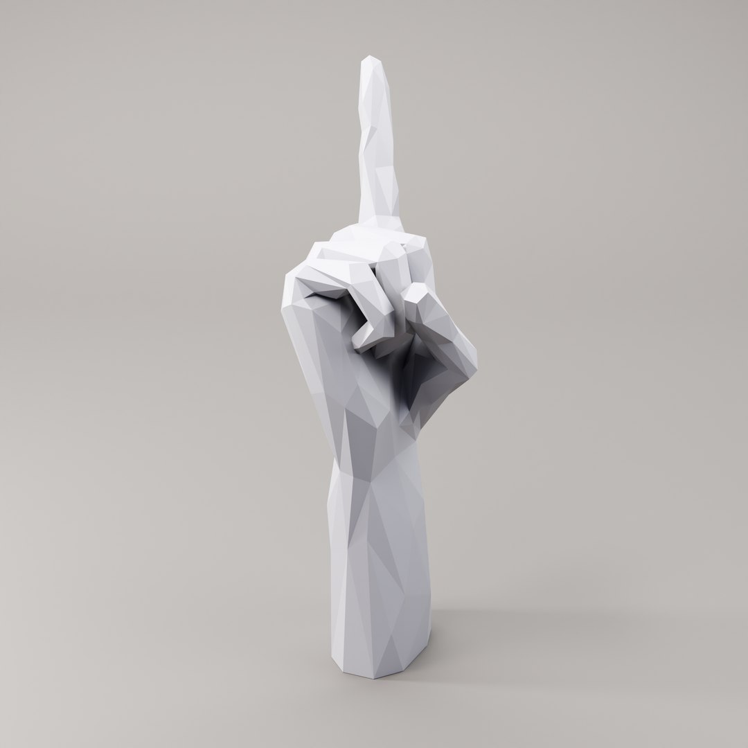 3D Hand Finger Counting 1 Low Poly - TurboSquid 2352905