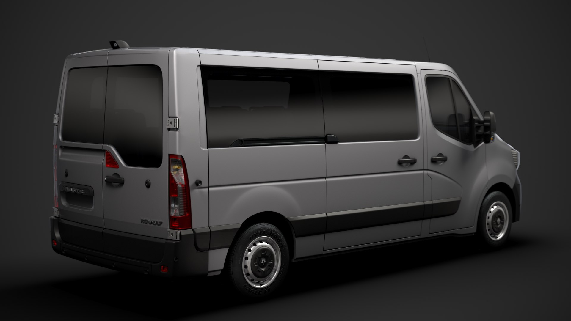 3D Renault Master L2h1 Windowvan Model - TurboSquid 1501759