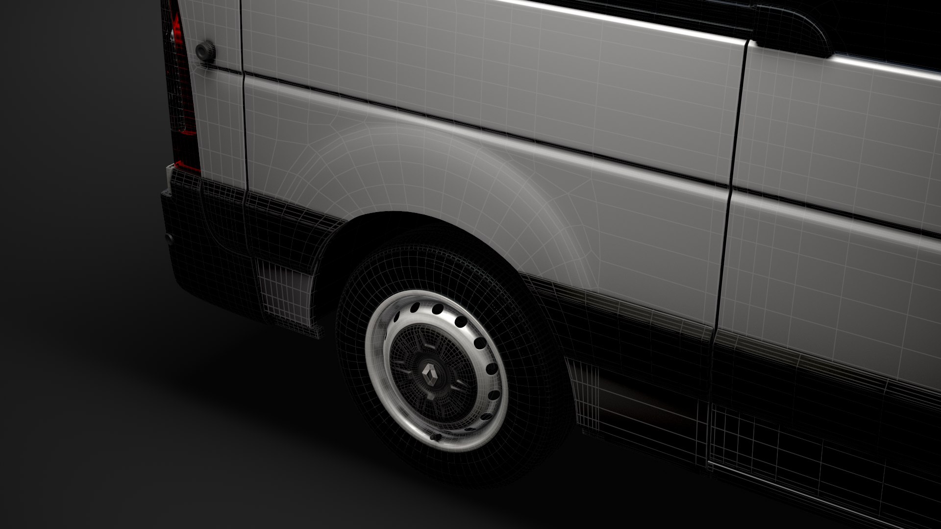 3D renault master l2h1 windowvan model - TurboSquid 1501759