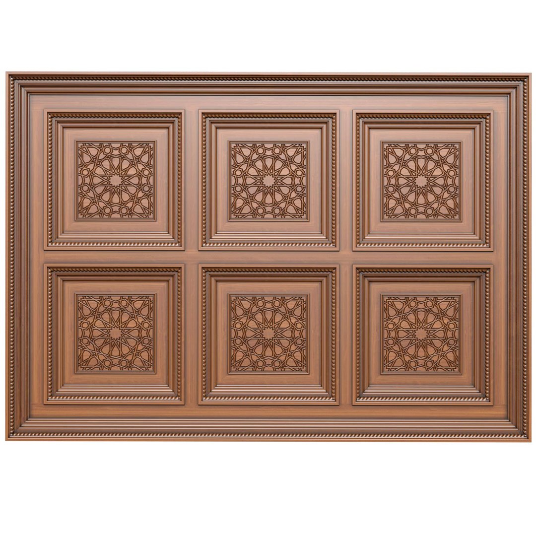 Arabic Oriental Classic Wooden Ceiling 3D Model 3D Model - TurboSquid ...