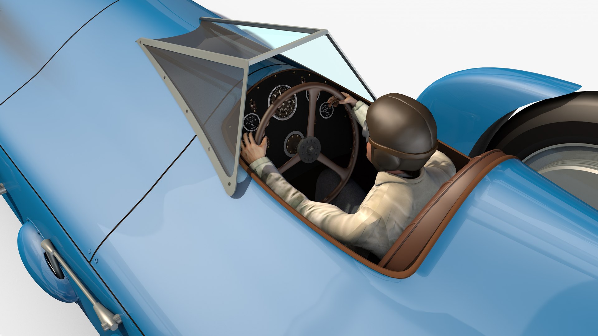Bluebird 1931 Land Speed Record Car 3D Model - TurboSquid 1733406