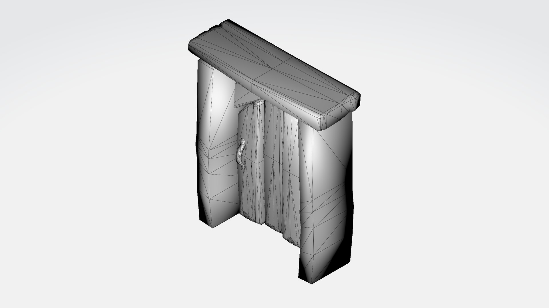 Modular Door Model - TurboSquid 2396693