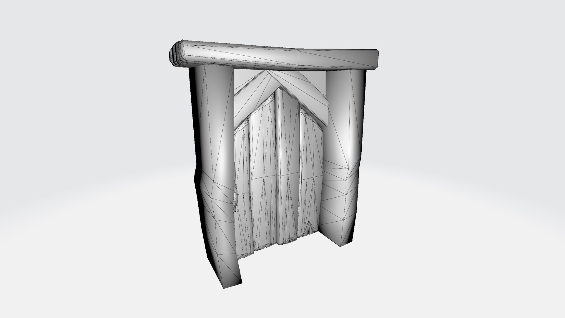 Modular Door Model - TurboSquid 2396693