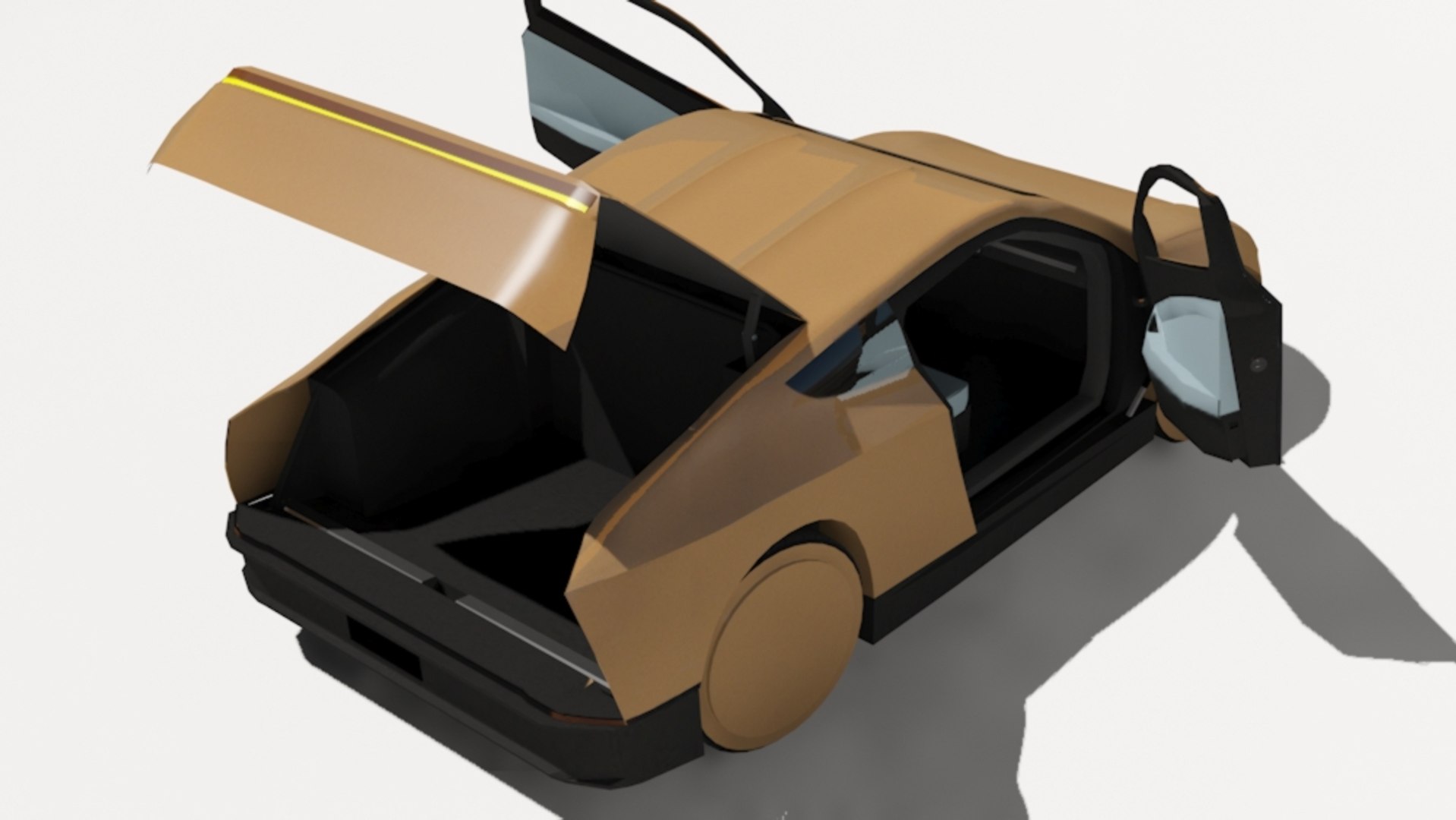3D Tesla Cybercab Robotaxi Animated Model - TurboSquid 2295282