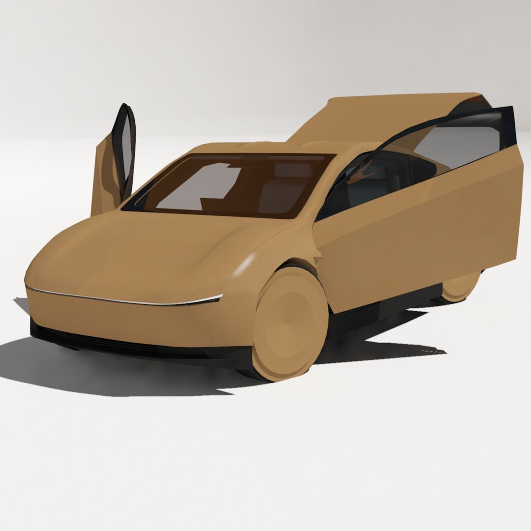 3D Tesla Cybercab Robotaxi Animated Model - TurboSquid 2295282